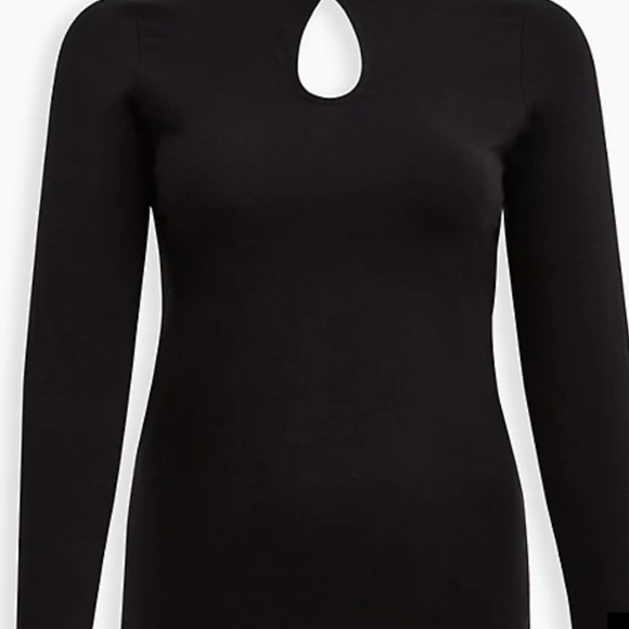 torrid | Tops | Mock Neck Keyhole Open Back Top | Poshmark